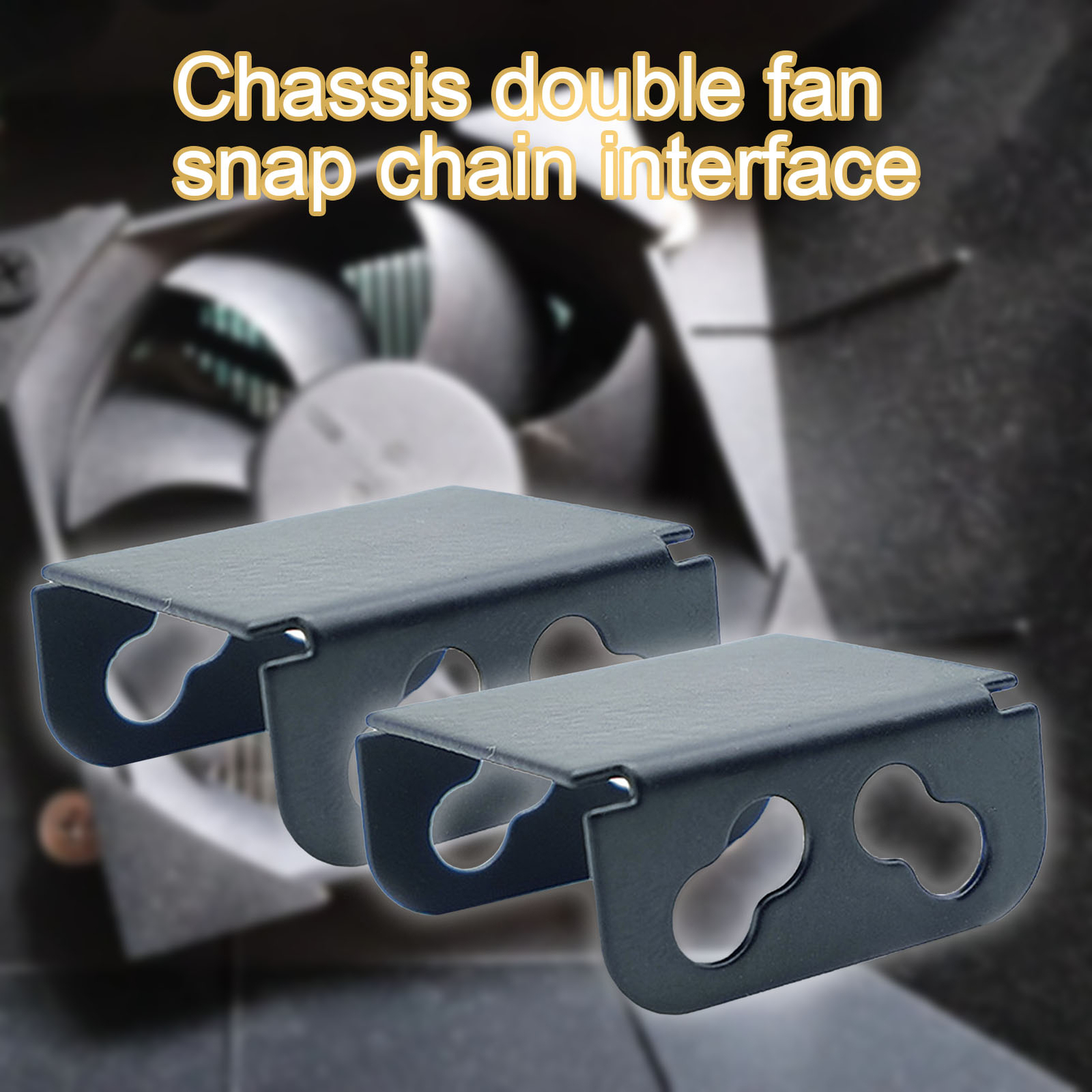 2pcs Cooling Fan Buckle Good Hardness Durable Computer Case Cooling Fan ...