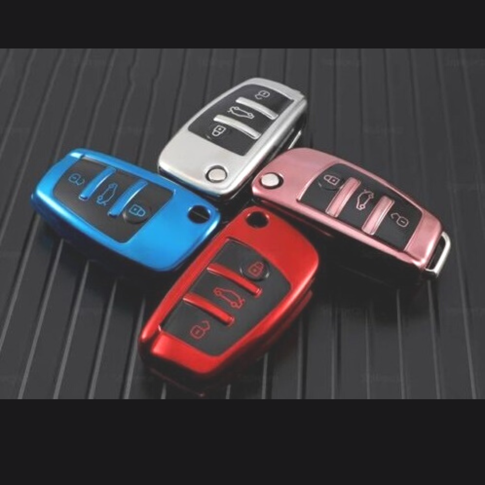 AUD05 Car Key Cover Case Fob For Audi A1 S1 A3 S3 A4 S4 A5 S5 A6 TT Q3 ...