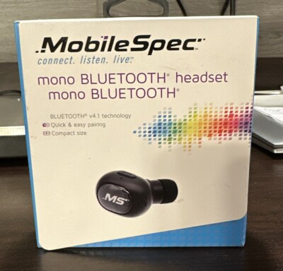 MOBILESPEC MBS08102 Mono Bluetooth in-the ear headset | eBay