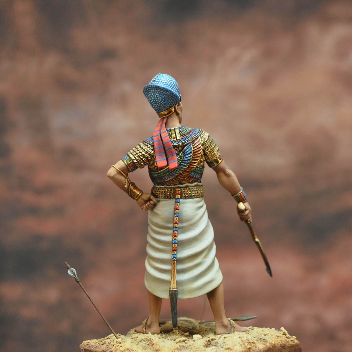 Ramses II Egyptian Pharaoh 54mm Painted Tin Toy Soldier Pre-Sale | Art ...