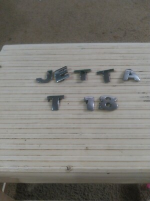 99 00 01 02 03 04 05 VW JETTA REAR CHROME EMBLEM LOGO BADGE SIGN SYMBOL ...
