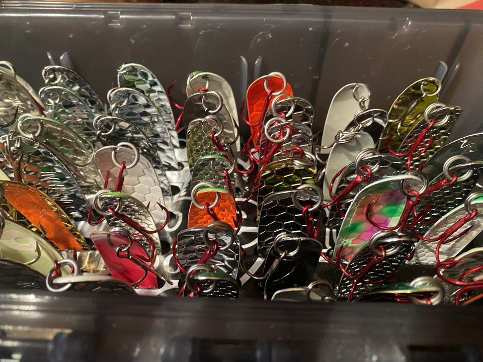 Lot of 63 Stinger Moonshine Dream Weaver Spoons Mags Glow Unused | eBay