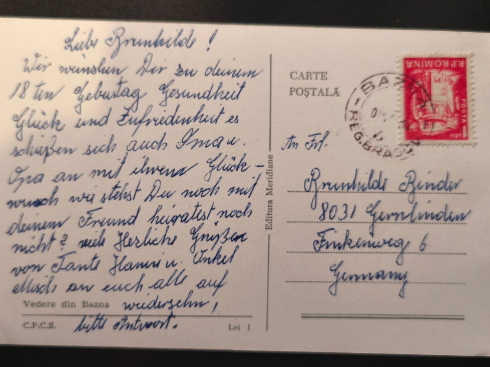 Rumänien 2 AK gelaufen mit Briefmarken aus Brasov | eBay.de