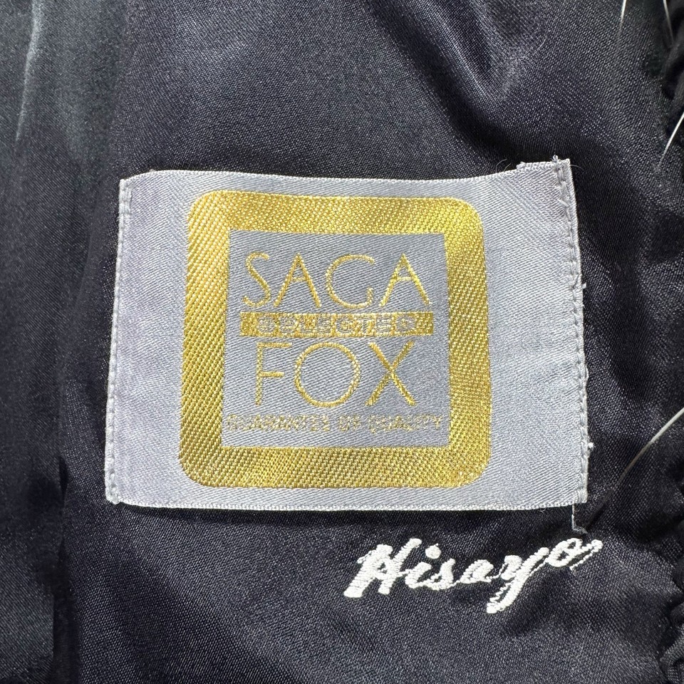 SAGA FOX Silver Fox Real Fur Coat Gold Label Women Luxury Timeless ...