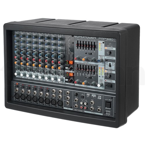 PMP1680S 1600W 10CH Powered Mixer Mixing Console w/ Dual Processor for ...