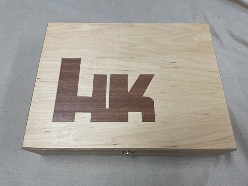 Hand Crafted HK Solid wood Storage boxes, gun case, display box Maple ...