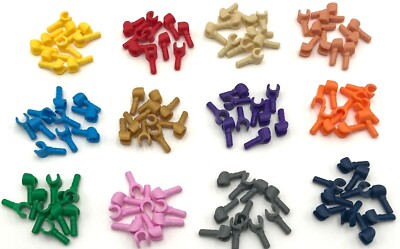 Lego New Minifigure Hands Gloves Figure Pieces Red Yellow Blue Green ...