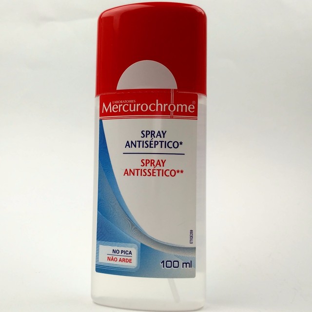 Mercurochrome Spray Antiseptic 100ml Infection Cuts Wounds Insect Bites ...