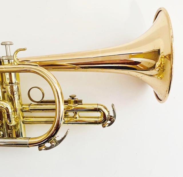 YAMAHA YCR-3310 Trumpet Silver Musical instrument Mouthpeace for sale ...