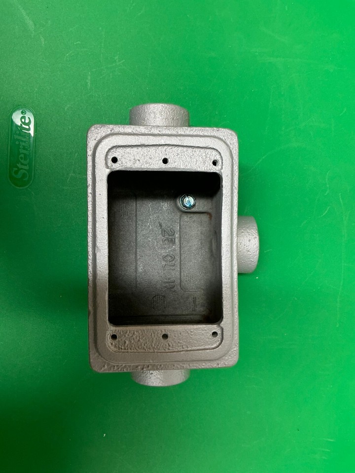 *FREE SHIPPING* APPLETON 1/2" MALL IRON SINGLE GANG JUNCTION BOX FDCT-1 ...