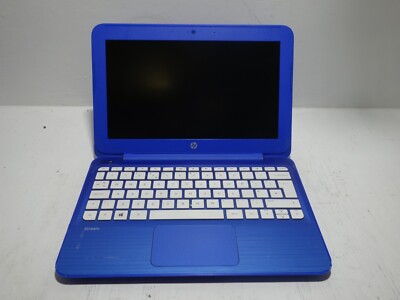 HP Stream Laptop, Blue, Intel Celeron, 2GB RAM, Windows 10 (L-12-2 ...