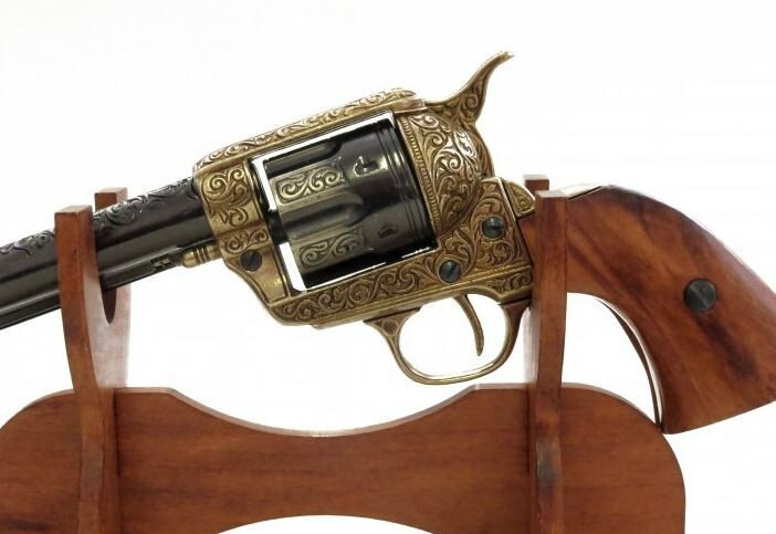 Denix M1873 Old West Fast Draw Non-Firing Revolver Replica Engraved | eBay