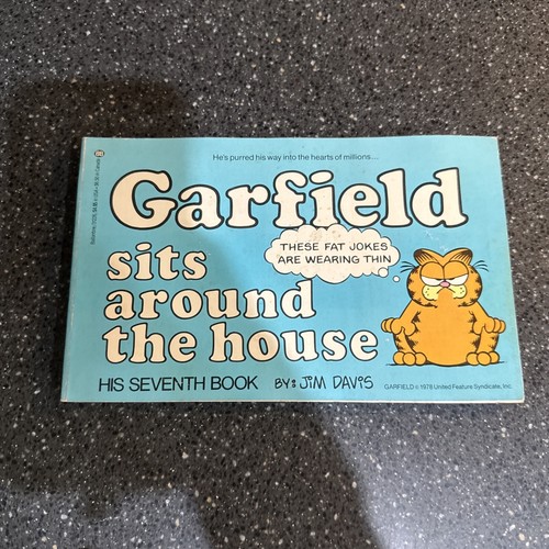 1st Edition 1983 Garfield Sits Around the House By Jim Davis Paperback ...