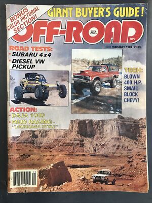 OFF-ROAD MAGAZINE-FEBRUARY 1982-400 hp SMALL BLOCK CHEVY-BAJA 1000 ...