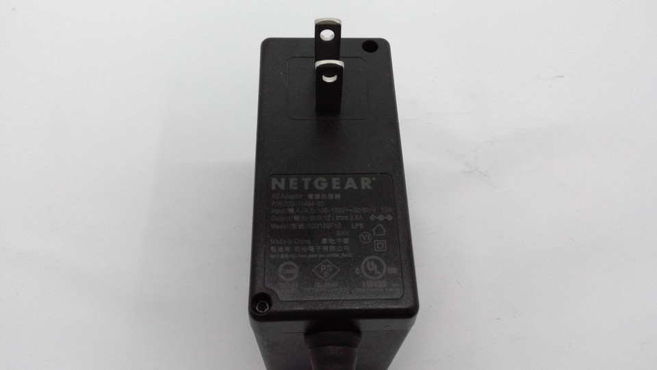 Netgear 12V 3.5A AC Adapter AD2150F10 Power Supply 332-11093-02 Charger ...