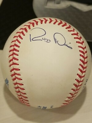 Russ Davis signed baseball al american league ball signature autograph ...