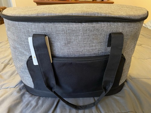20 Inch NGIL Insulated Gray Canvas Cooler Bag New With Tags | eBay