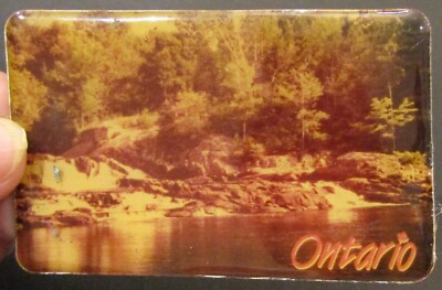 Vintage Canadian Souvenir Photo Fridge Magnet - Ontario | eBay