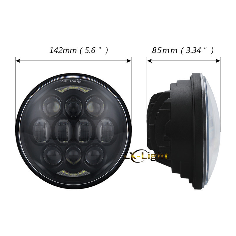 5.75" 5-3/4" H5001 H5006 Projector LED Headlights Clear Hi/Lo Sealed ...