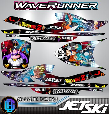 Graphics Kit Decals Stickers Yamaha VX WaveRunner Deluxe 1100R Pro 2005 ...
