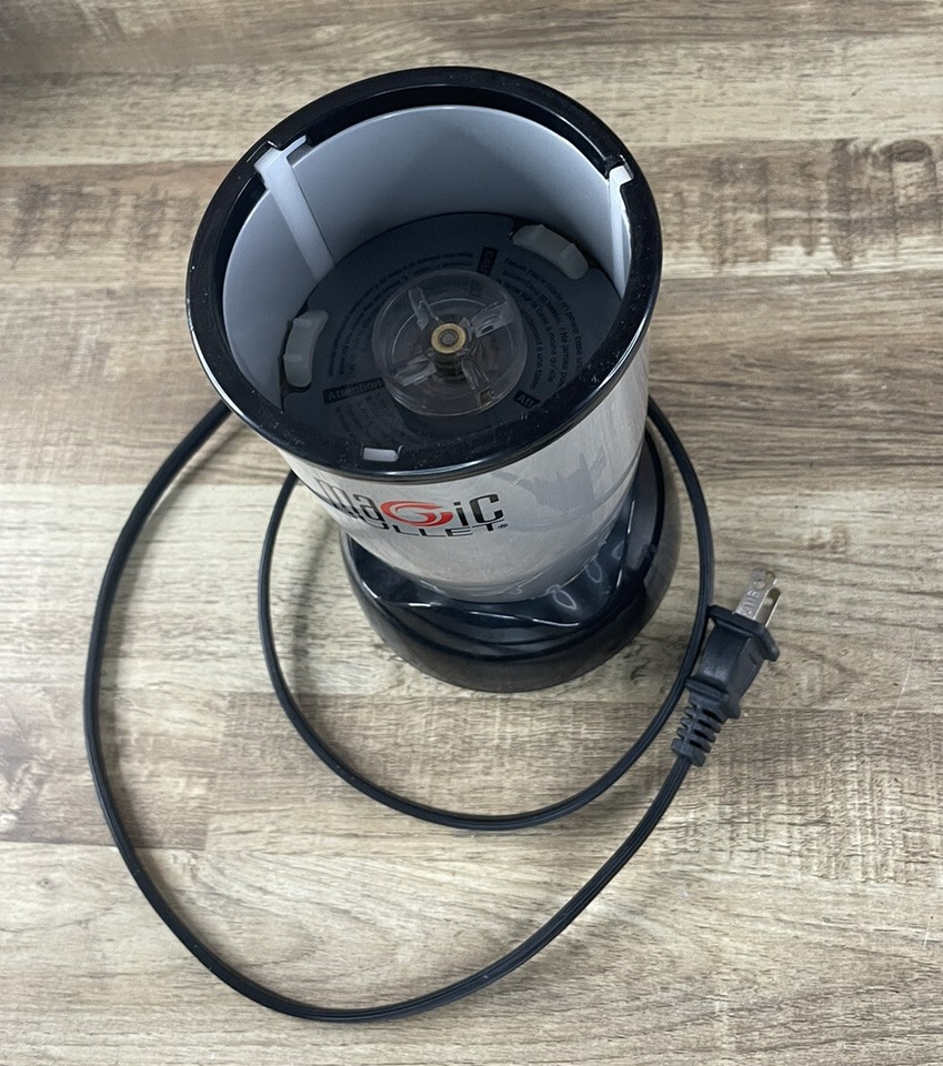 Magic Bullet Model MB1001 Blender Motor Base Only Replacement Silver ...