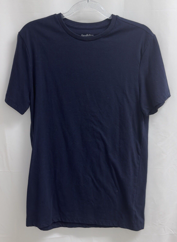 Goodfellow & Co Lyndale Tee Basic T-Shirt Navy Blue Short Sleeve Crew Neck Small | eBay