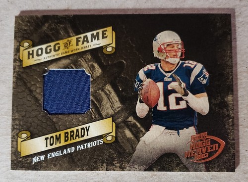 2003 Playoff Hogg Heaven Tom Brady Game Used Jersey /125 New England ...
