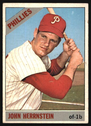 1966 Topps #304 John Herrnstein VG/VGEX Phillies 574493 | eBay