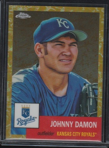 2022 Topps Chrome Platinum Anniversary #328 Johnny Damon Toile Cream ...