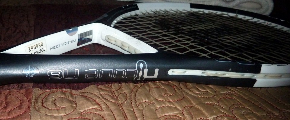 Wilson Ncode N6 Oversize Tennis Racquet 4 5/8" (5) Grip | eBay