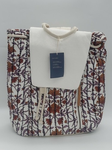 Floral Print Magnetic Closure Soft Flap Backpack - Universal Thread | eBay