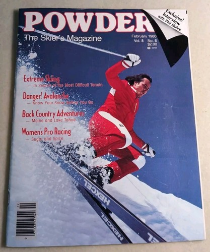 Powder Magazine The Skier's Magazine February 1980 Vol. 8 No. 6 Phil ...