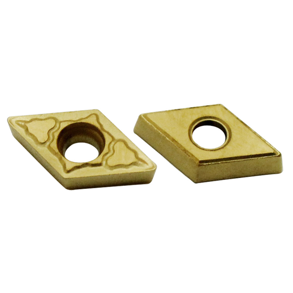 Case Of 10 Tin Coated Carbide Inserts DCMT21.51 2151 C6 Grade For ...