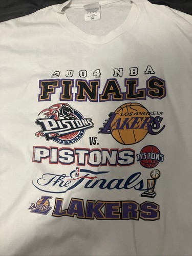 Original 3XL 2004 Detroit Pistons VS La Lakers Los Angeles | eBay
