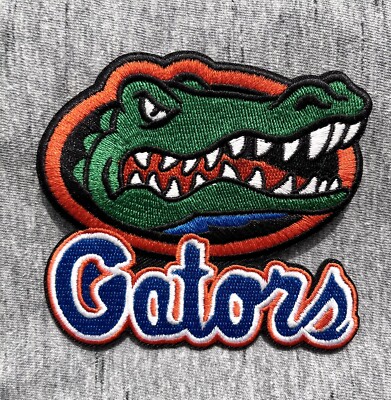 UF FLORIDA GATORS EMBROIDERED IRON ON PATCH 3” X 3.25” FREE SHIPPING | eBay