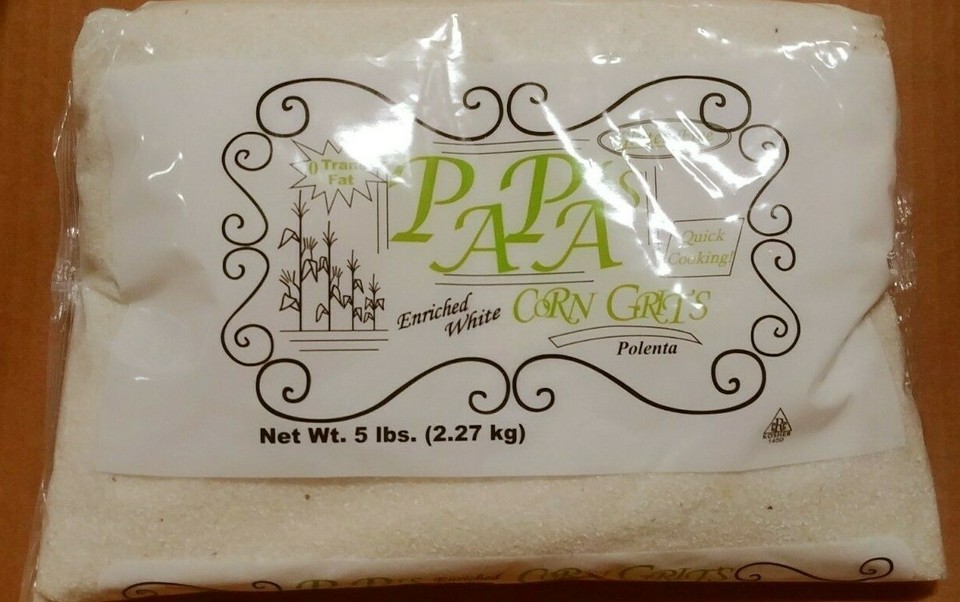 Papa's Corn Grits 4-PC x 5 LB. Each - New 5lb. Bags, Smooth, Premium ...