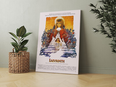 Labyrinth 1986 Classic Movie Film - Canvas - Framed or Poster Available ...