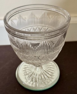 EAPG Cape Cod “Hamilton” No. 64 Flint Glass Open Sugar Bowl c.1860s ...