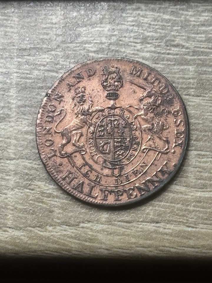 John Of Gaunt, Duke Of Lancaster, Halfpenny Token, London And Middlesex ...