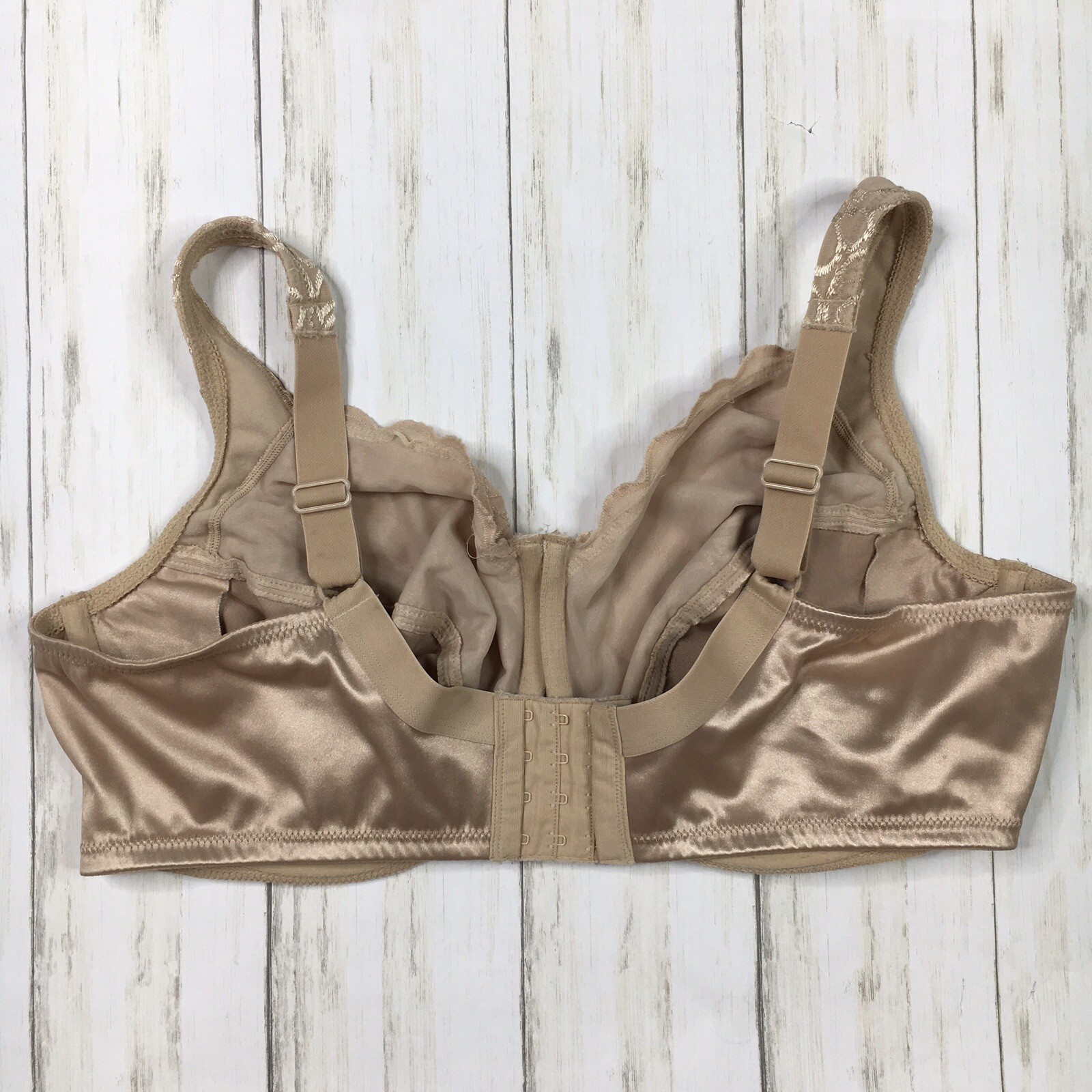 Playtex Secrets Signature Womens Size 44DD Nude Support Lace Bra | eBay