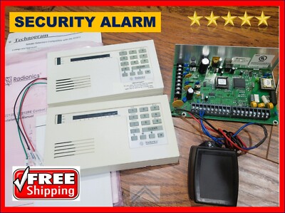 Home Security Fire Burglar Bosch Radionics Alarm System D2212BE D220A ...