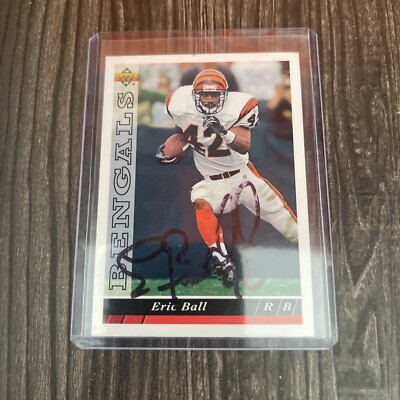 1993 Upper Deck #93 Eric Ball On Card Auto | eBay