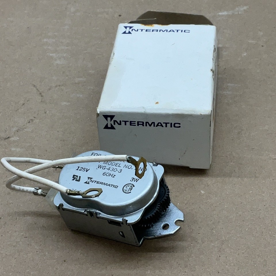 Intermatic Time Clock Timer Motor WG430-3 125V 60Hz Nos | eBay