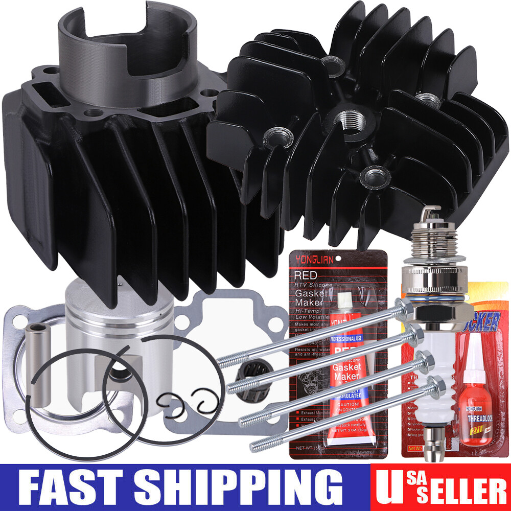 1984-1986 Yamaha YT60 Tri-Zinger 4-Zinger Head Cylinder Piston Top End ...