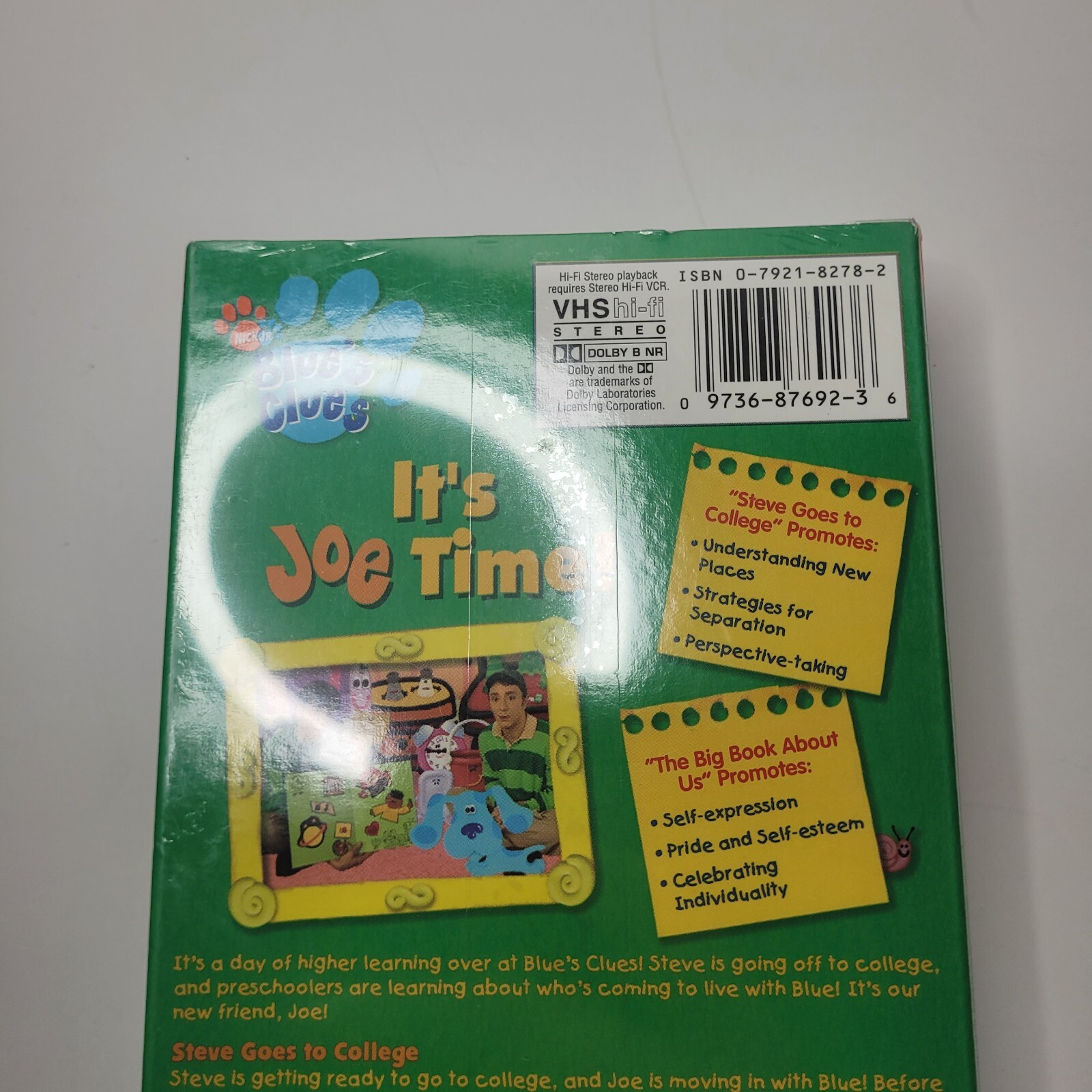 Blues Clues - Its Joe Time (VHS, 2002) for sale online | eBay