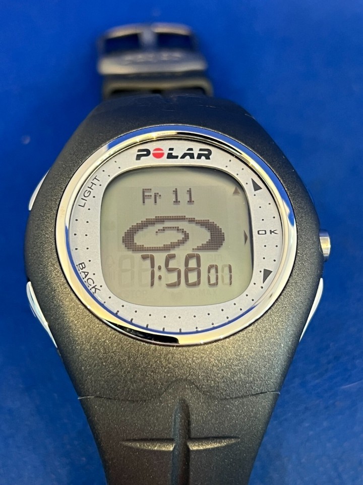 Montre Watch UHR POLAR Electro F11 Grey Pepper Cardio fréquencemètre ...