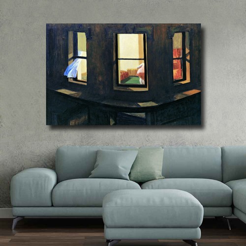 Night Windows-Edward Hopper - CANVAS OR PRINT WALL ART | eBay