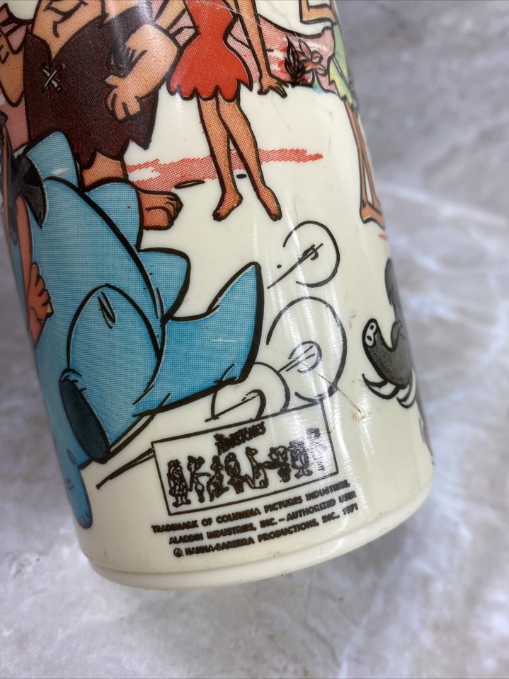 1971 Flintstones Pebbles And Bamm Bamm Thermos Aladdin Safety Seal | eBay