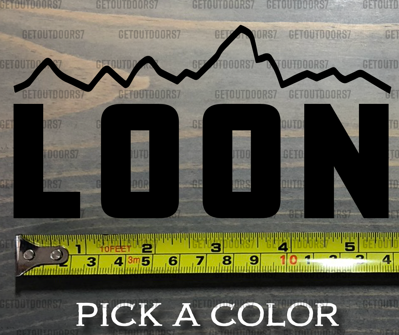 Loon Mountain Sticker Decal 5.5" Ski Snowboard New Hampshire Resort Ski ...