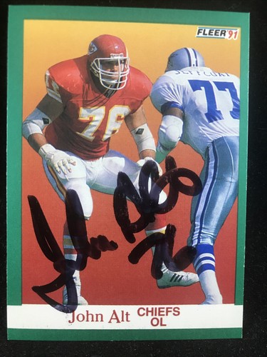 John Alt -Iowa - Kansas City Chiefs Autographed Card | eBay